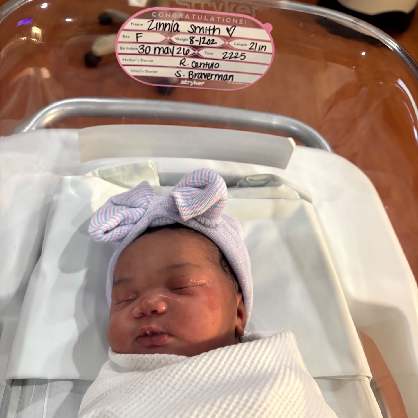 Lily & Shaun Welcome Baby Girl Zinnia 🩷 - Give InKind
