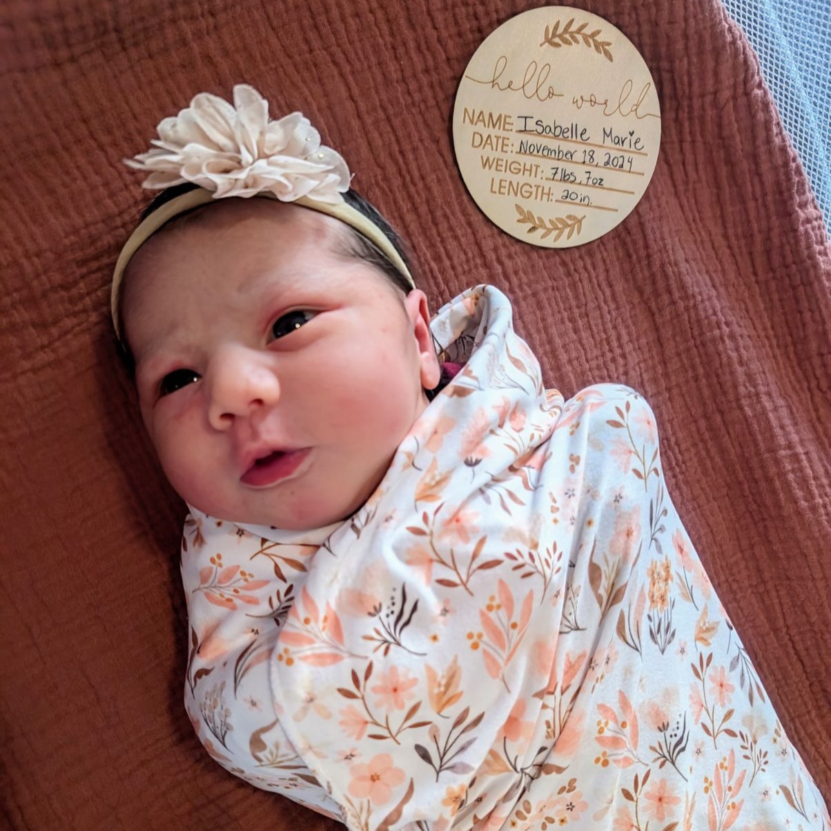 Welcome to the world baby, Isabelle Marie! - Give InKind